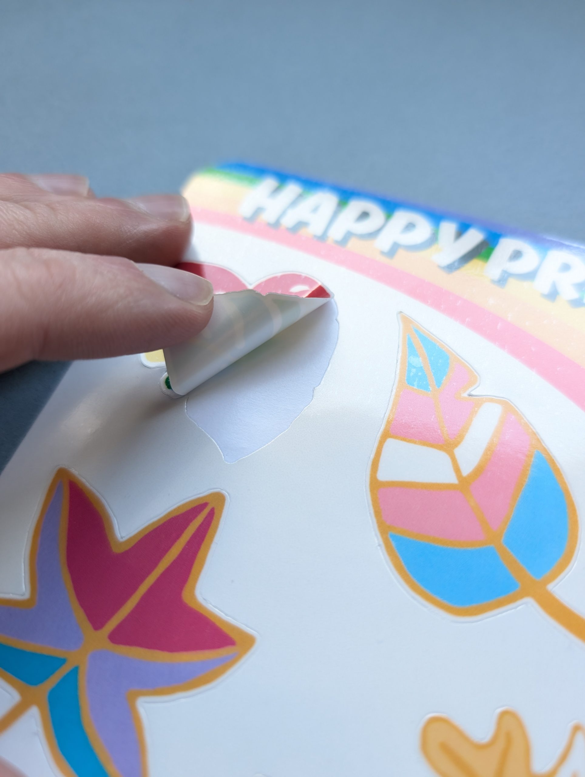 Pride Leaf Sticker Sheet | High Quality Vinyl Sticker Sheet | Celebrate ...