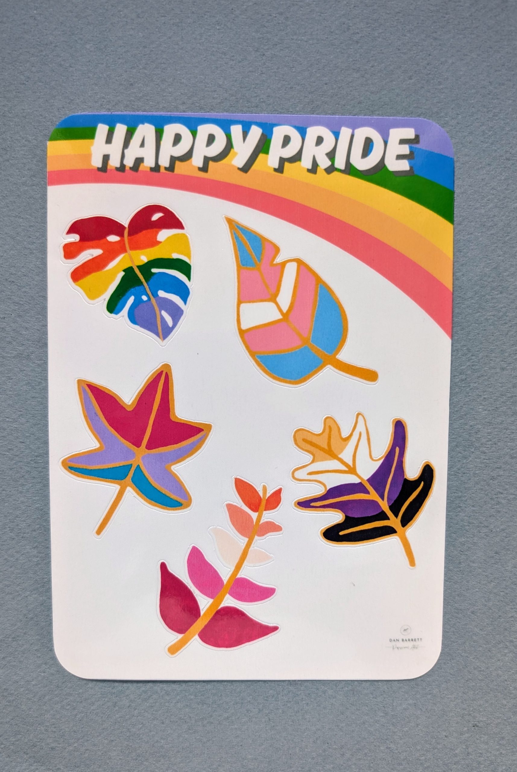 Pride Leaf Sticker Sheet | High Quality Vinyl Sticker Sheet | Celebrate ...