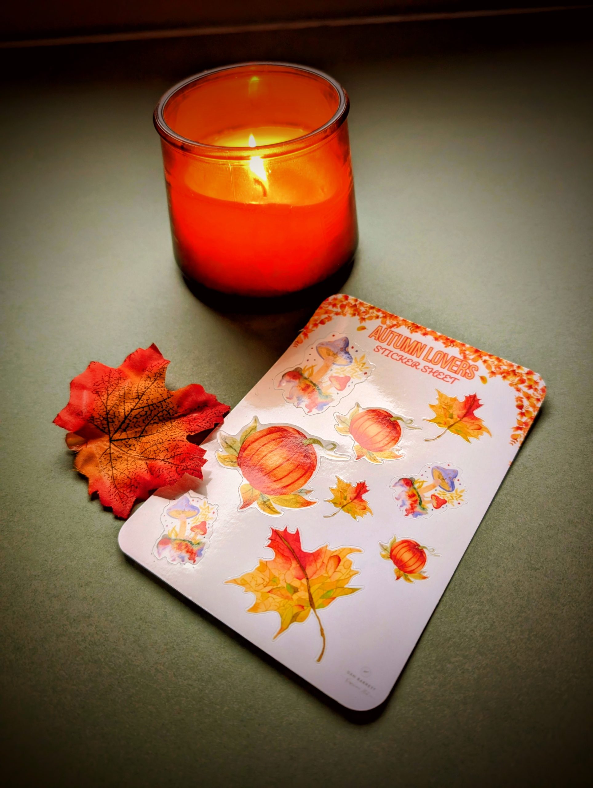 Autumn Lovers Sticker Sheet A6 | Pumpkin, Leaf & Mushroom Autumn ...